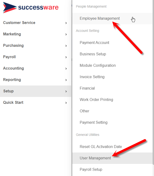 Platform - User Roles – Successware Help