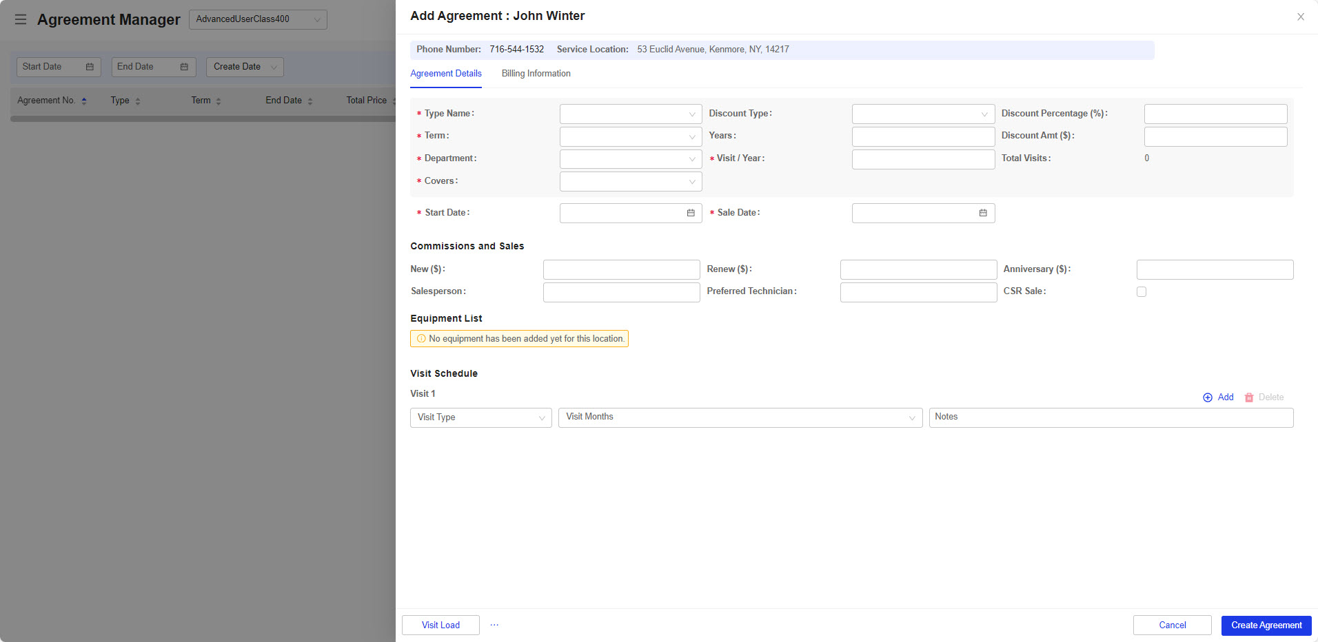 Platform - Agreements – Successware Help