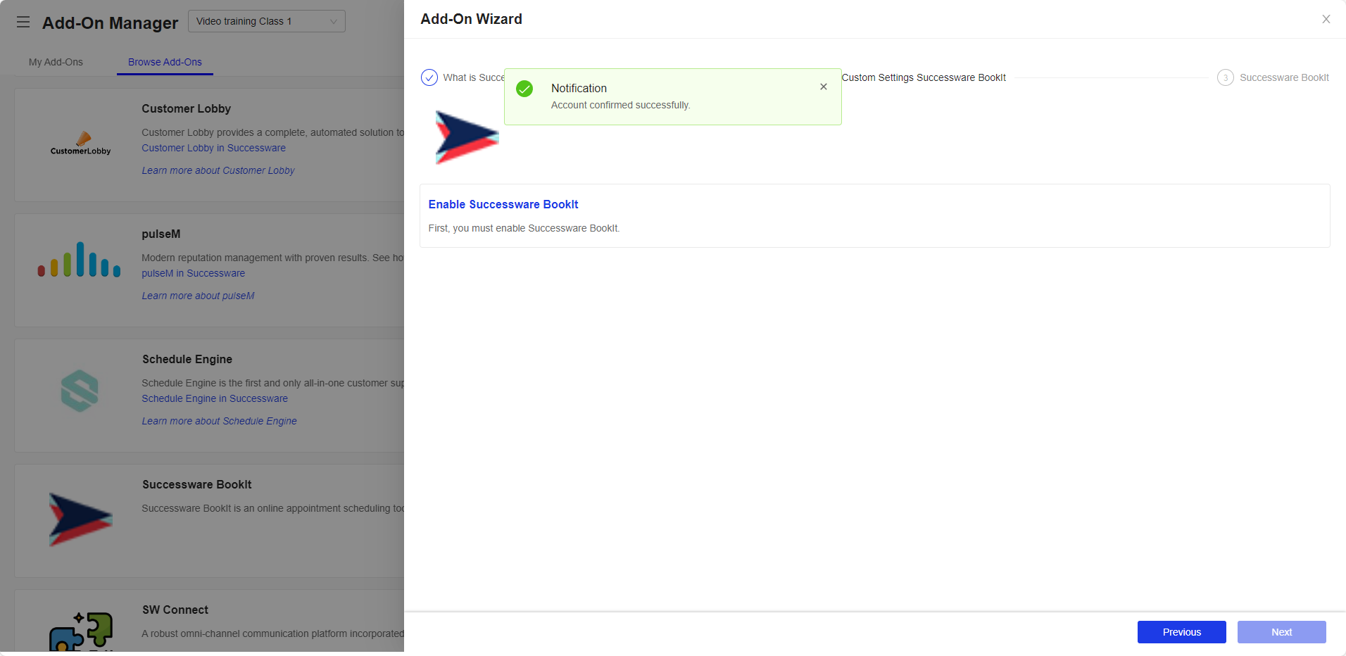 Platform - BookIt – Successware Help