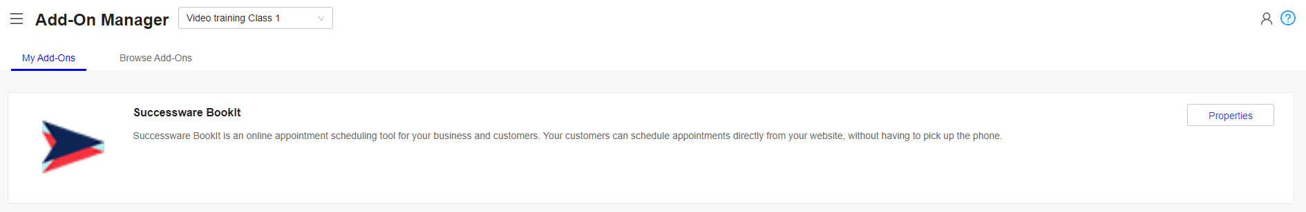 Platform - BookIt – Successware Help