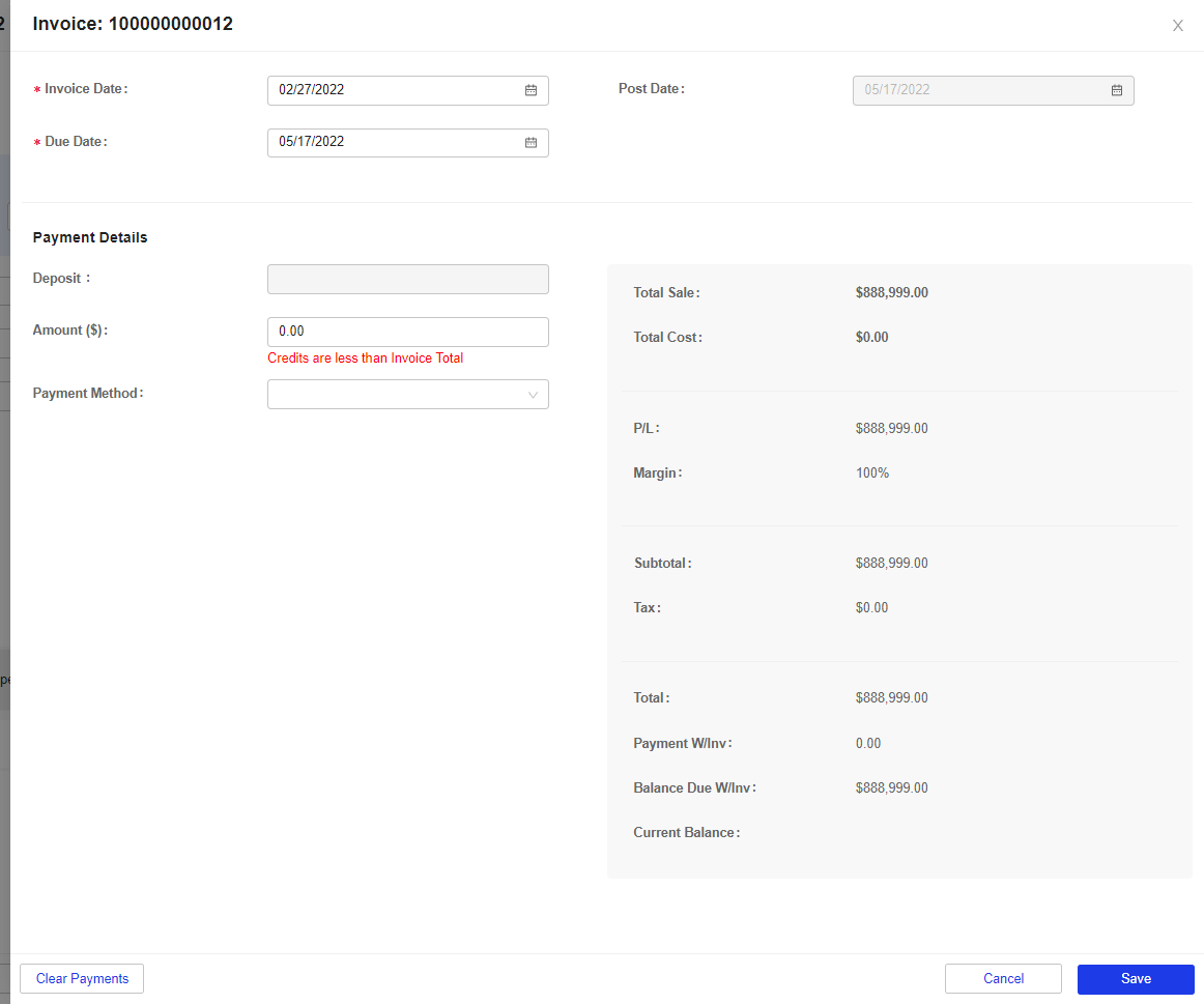 Platform - Invoicing – Successware Help