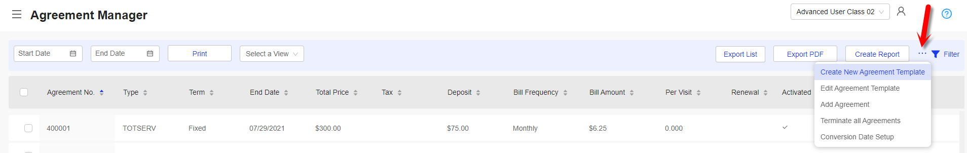 Platform - Agreements – Successware Help